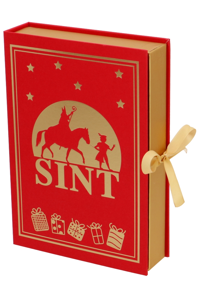 Sintgeschenkdoos Sintboek & Sint Adventskalender Doosje Sinterklaas ...