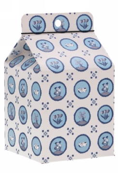 Kadodoos Melkpak 0.75 liter Delfts Blauw 9.2x9.2x15.75cm 10stuks ...