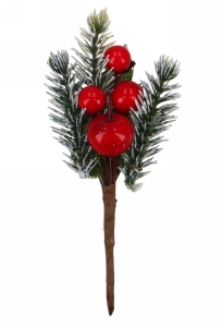Kado Decoratie Takje met Rode Bes 7cm x 11cm 12stuks Krabbendam ...
